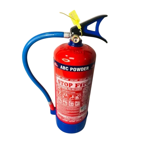 6 Kg Abc Type Fire Extinguisher - Stainless Steel, 4 Kg Capacity, Wall ...
