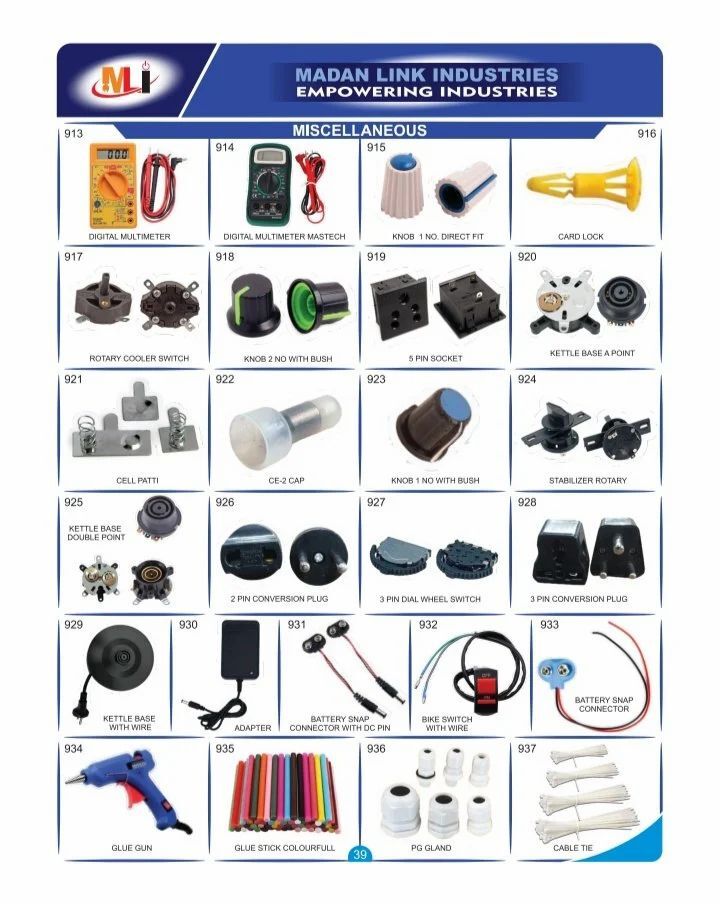 Polycarbonate Battery Snap Connector With Dc Pin, Male at 1000.00 INR ...