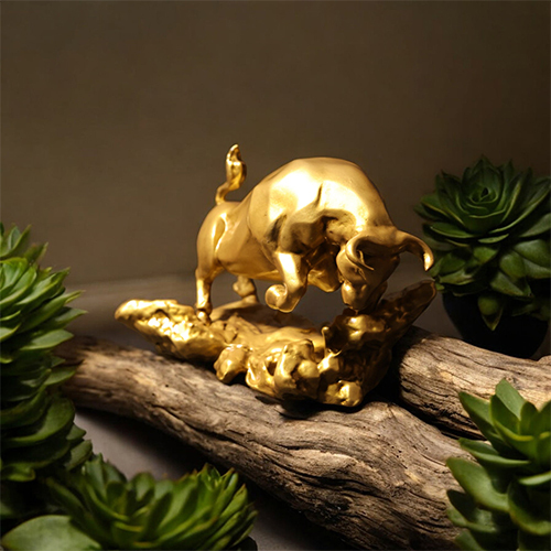 Office Decor Muscular Bull Statue - Feature: Durable at Best Price in ...