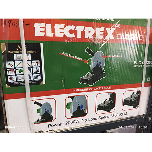 Electrex Classic Elc-co355 Cut-off Machine - Features: High Quality at ...
