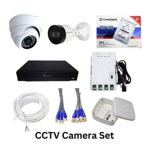 Cctv Camera Set Combo With 4-channel Dvr - Camera Pixels: 4 Megapixel ...