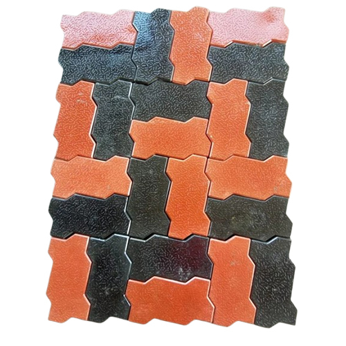 Smooth Finish Uni Pavel Zig Zag Paver Block - Color: Multi Colour at ...