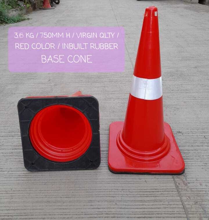Vertex Pvc Traffic Cone at 619.50 INR in Pune | Falcon Systems
