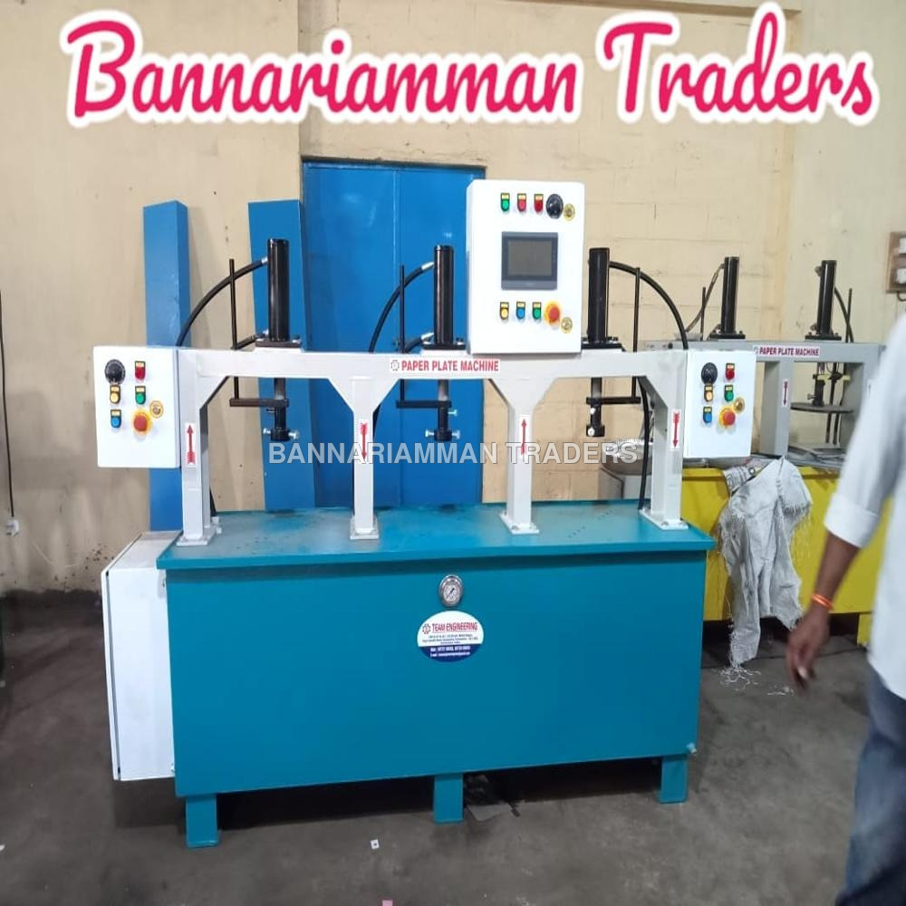 Three Die Automatic Paper Plate Machine - Color: Powder Coating at Best ...