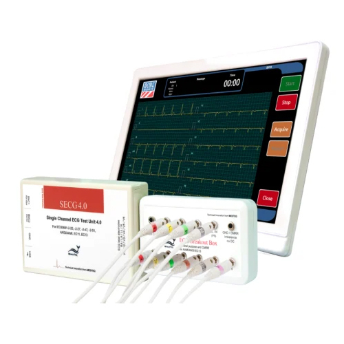 Secg 4.0 Single Channel Ecg Test Systems - Color: White at Best Price ...