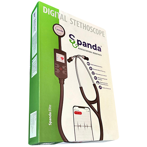 Spanda Elite Classic Digital Stethoscope - Color: Black at Best Price ...