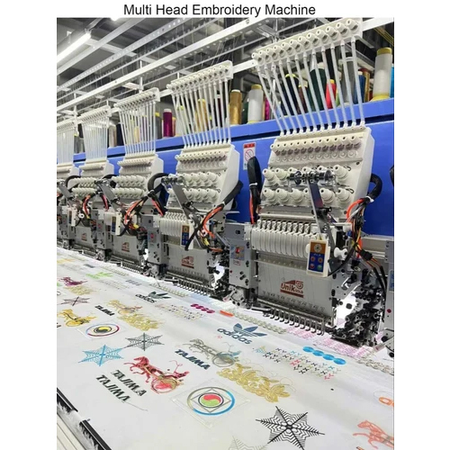 Multi Head Embroidery Machine - Advantage: High Speed at Best Price in ...