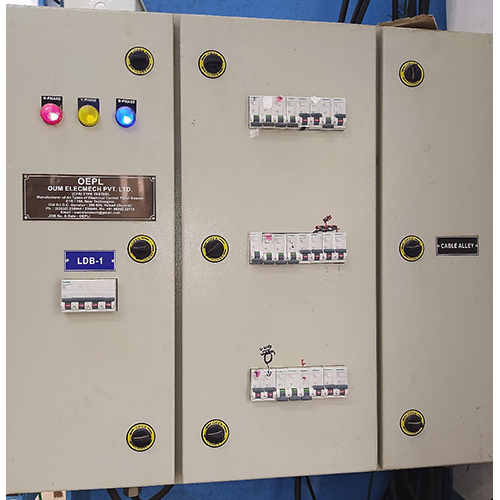 Three Phase Electrical Control Panel - Application: Industrial at Best ...