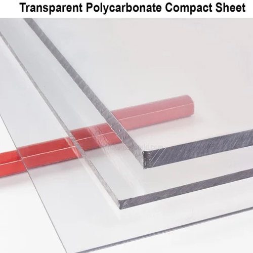 Transparent Polycarbonate Compact Sheet - Dimension (l*w*h): 1525(w ...