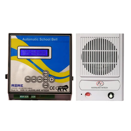 Smart School Bell With Speaker - Frequency: 50 Hertz (hz) at Best Price in New Delhi | Audislave ...
