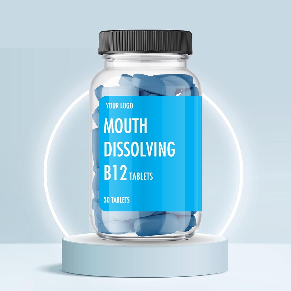 Vitamin B12 Mouth Dissolving Tablets (mint) - Best Before: 18 Months at ...