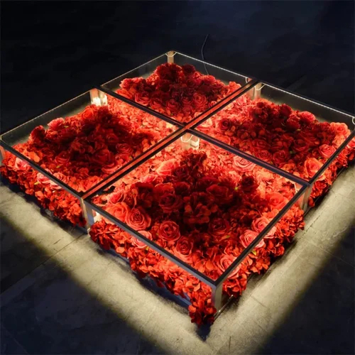 Wedding Stage Flower Floor - Color: Transparent at Best Price in ...