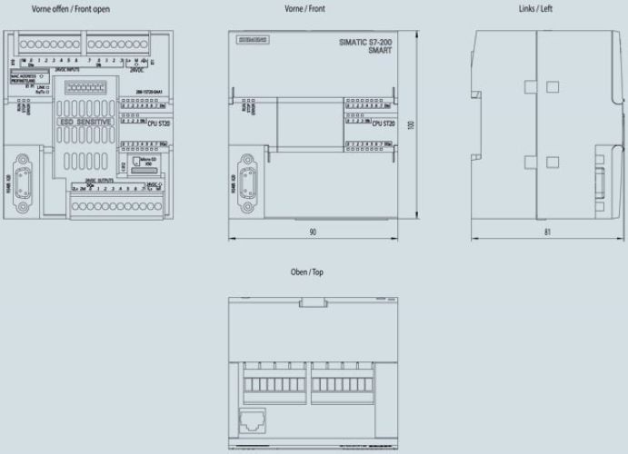 Siemens S7-200 Smart Plc at Best Price in Ahmedabad | Naksh Technology Solution Llp