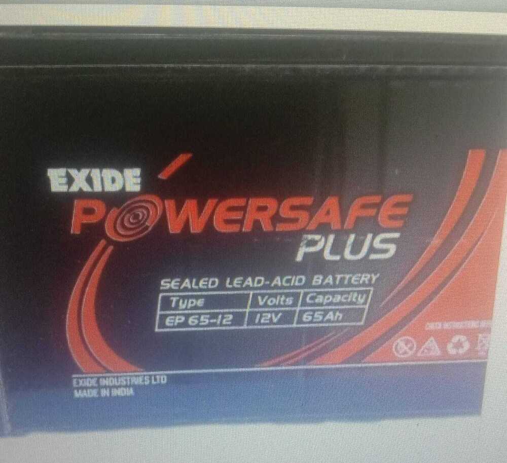 Exide 12v/65ah Smf Battery at 5952.00 INR in New Delhi | V K Group System