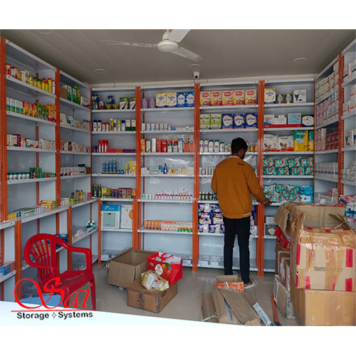 Slotted Angle Rack For Medical Shop - Feature: High Quality at Best ...