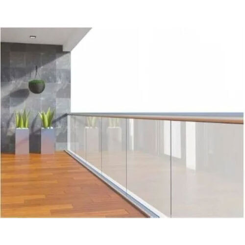 Aluminium Glass Railing - Color: Silver at Best Price in Gurugram ...