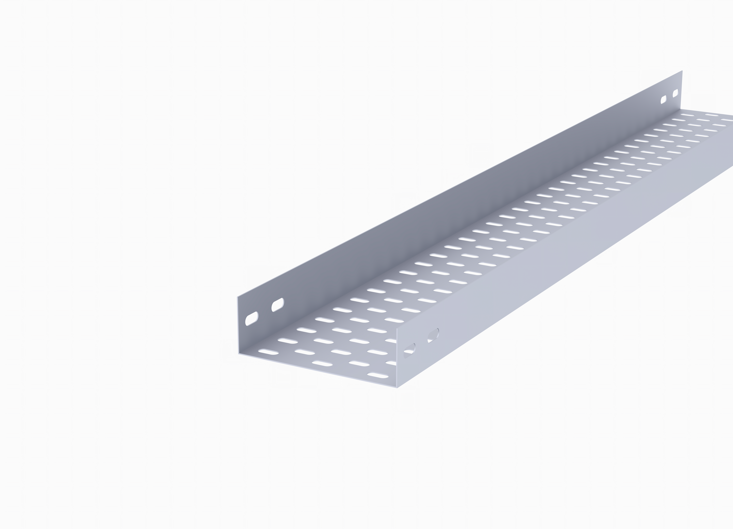 Aluminium Cable Tray - Width 150-400mm, Powder Coated Finish ...