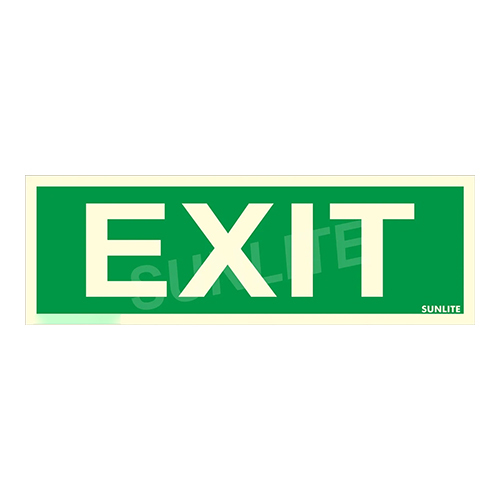 Rectangular Exit Signage - Application: Indoor at Best Price in Vasai ...