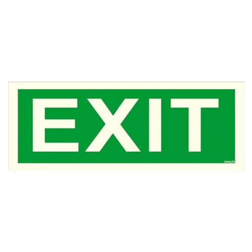 Fire Exit Signage Board - Application: Indoor at Best Price in Vasai ...