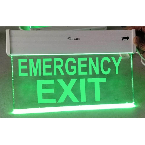 Emergency Exit Signage - Application: Indoor at Best Price in Vasai ...