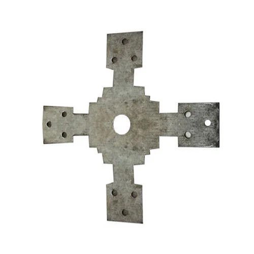Sheet Metal Four Way Joint Patti - Material: Stainless Steel at Best ...