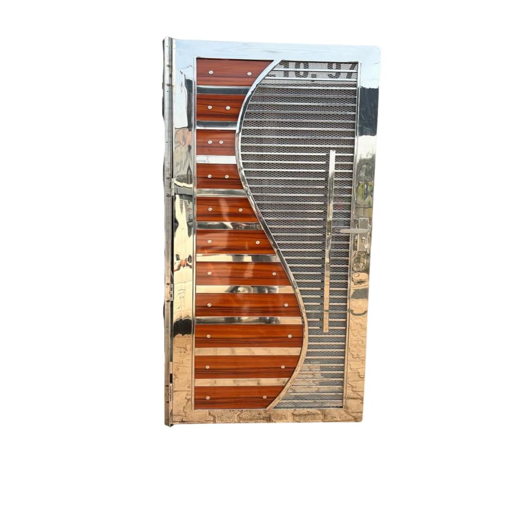 Steel Door With Hpl Sheet Design at 35400.00 INR in Noida | Sahil Steel ...