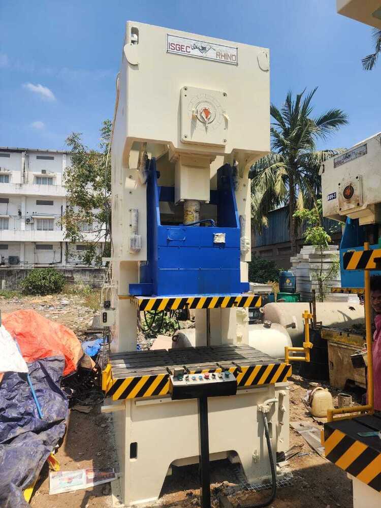200 T "isgec" Cross Shaft Pneumatic Press With Die Cushion ,c - Frame ...