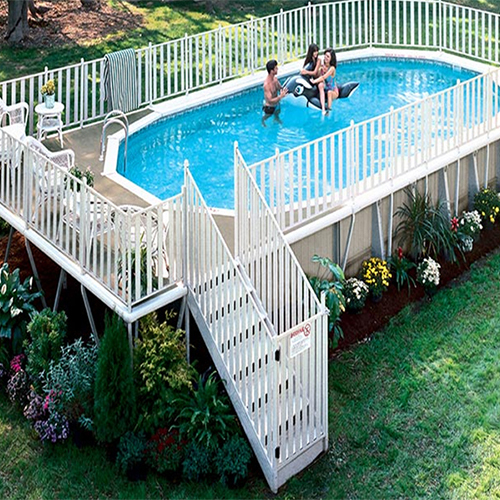 Above Ground Pool - Color: White And Blue at Best Price in Delhi ...