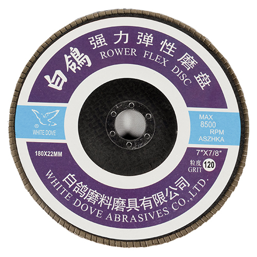 7 Inch White Dove Brand Flap Disc - Color: Black at Best Price in ...