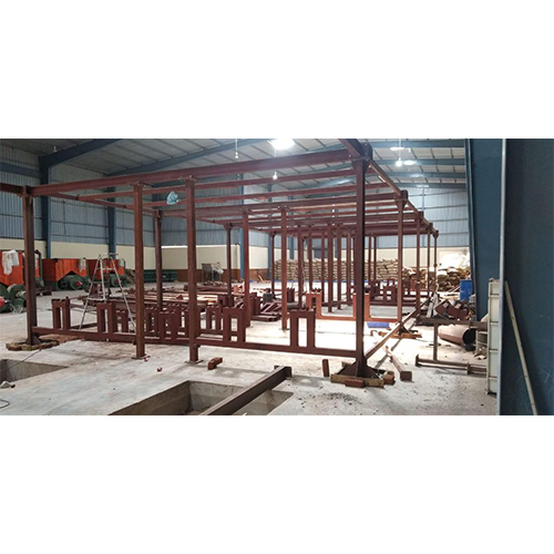 Industrial Ms Structure Shed - Color: Blue at Best Price in Muradnagar ...
