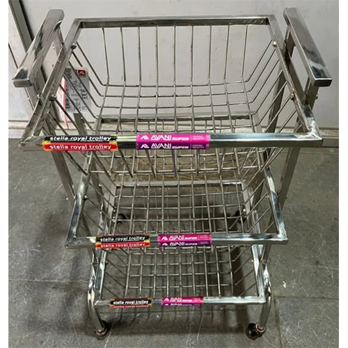 Ss Royal Trolley - Color: Silver at Best Price in Vasai | Avani Enterprises