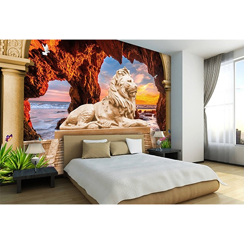 Pbsn1013 Bisen Wallpaper - Material: Acrylic at Best Price in New Delhi ...