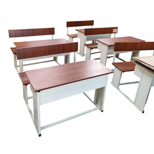 Dual School Desk With Table - Color: Different Available at Best Price ...
