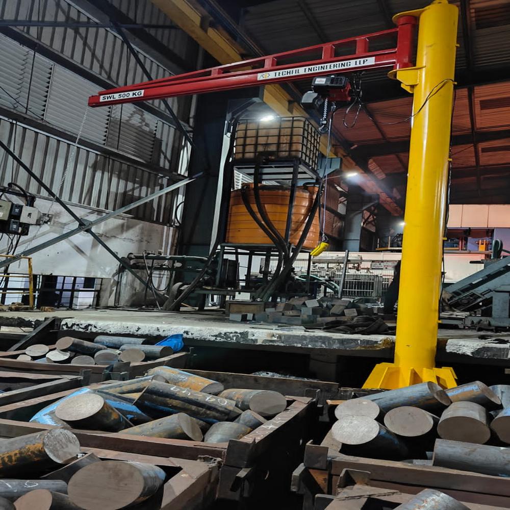 Pillar Mounted Jib Crane at 234178.08 INR in Erode | Techfil ...