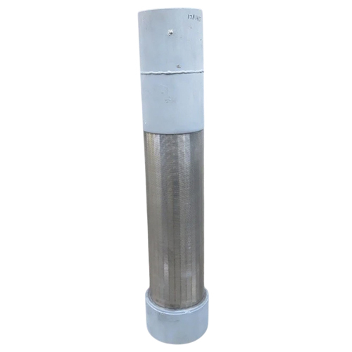 Low Carbon Galvanized V Wire Single Screen Borewell Filter - Color ...