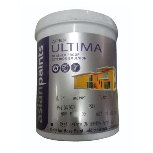 1l Apex Ultima Exterior Emulsion Paint - Physical Form: Liquid at Best ...