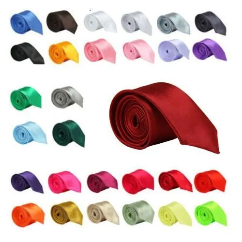 Mens Plain Satin Necktie - Color: Various Available at Best Price in ...