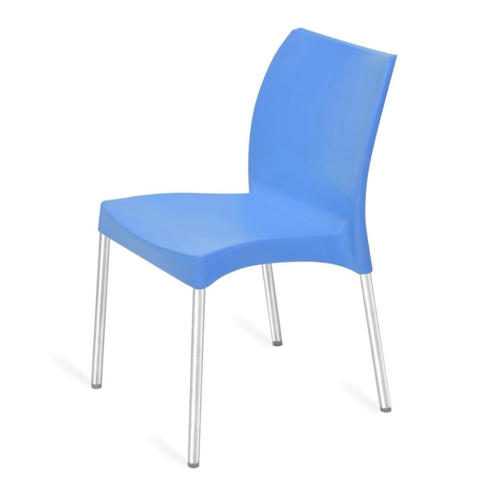 Nilkamal Novella 07 Chair - Virgin Plastic, Standard Size, Blue Color ...