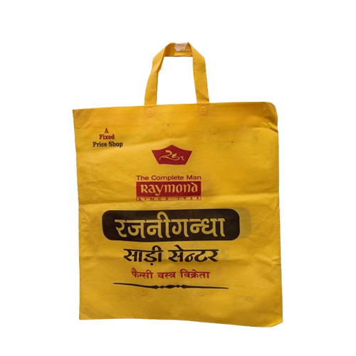 Digital Printed Loop Handle Non Woven Bags - Color: Yellow at Best ...