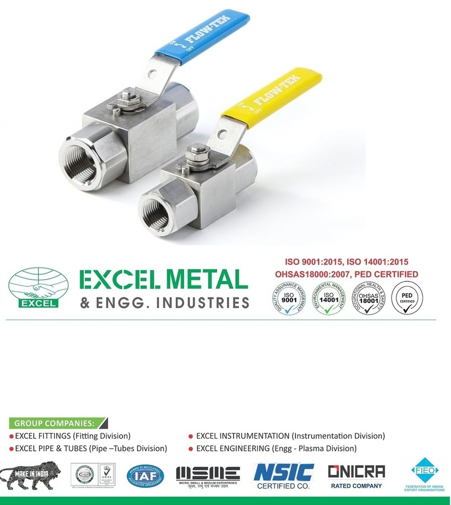 Stainless Steel Instrumentation Ball Valves at 400.00 INR in Mumbai ...