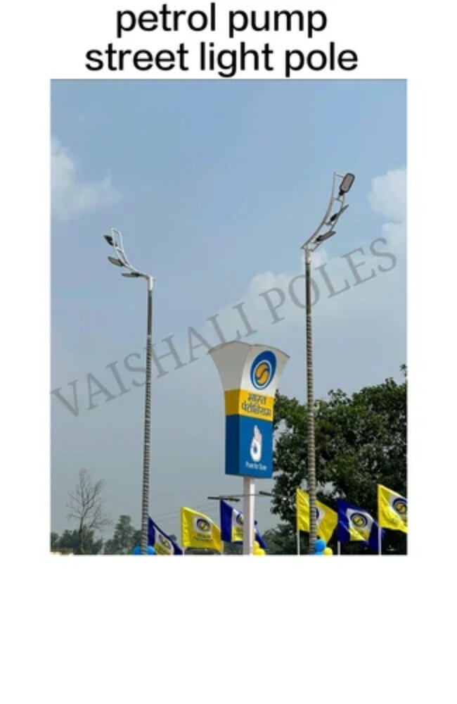 Tubular Street Light Poles - Color: Stainless Steel at Best Price in ...