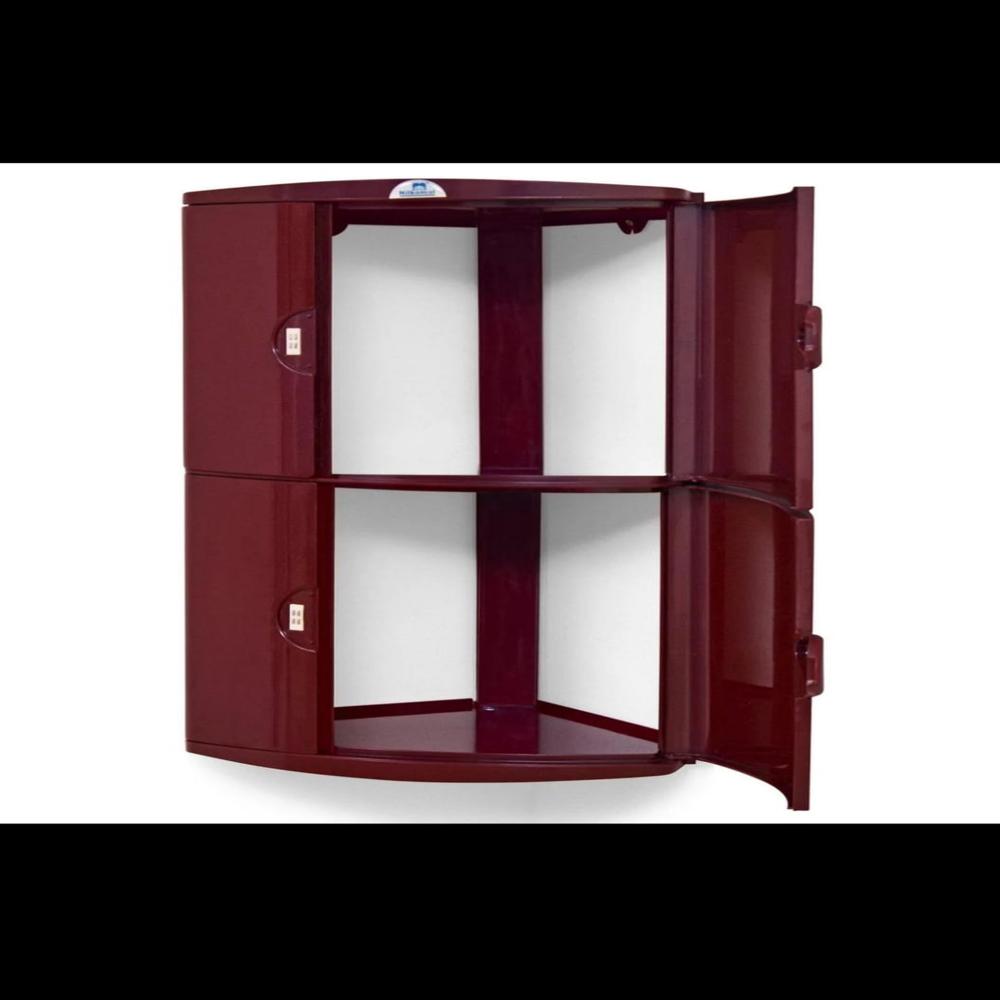 Nilkamal Corner Cabinet ( 2 Door) - Assembly: No Assembly Required at ...
