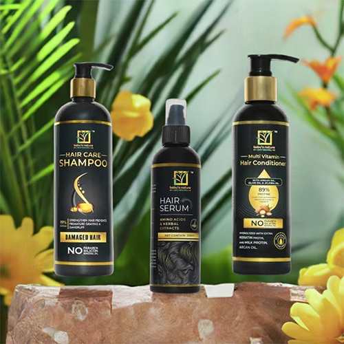 Complete Hair Care Set Shampoo, Conditioner, And Serum - Features: 100% ...