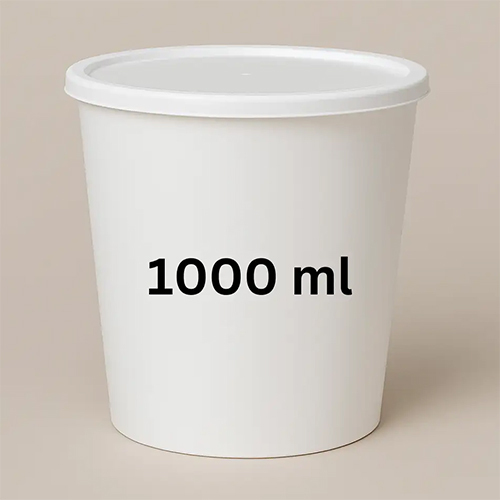 1000 Ml Plastic Food Container - Color: White at Best Price in ...