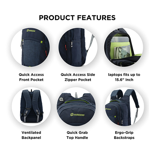 Delta Laptop Backpack - Color: Blue at Best Price in Thane | Harissons ...