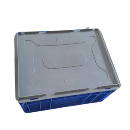 45kg Plastic Storage Lid Crate - Color: Blue And Grey at Best Price in ...
