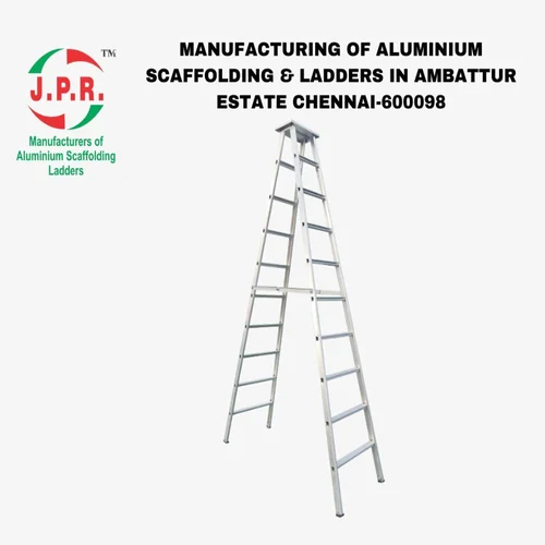 702 A Type Industrial Ladder - Material: Aluminium at Best Price in ...