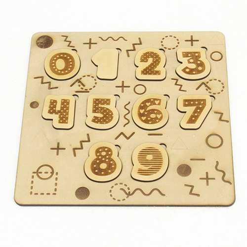 0 To 9 Education Puzzle - Color: Brown at Best Price in Ahmedabad ...