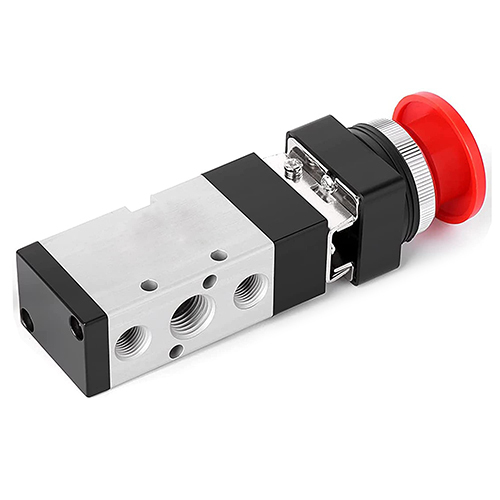 Msv 2 Way Green And Red Color Push Botton Valve - Material: Metal at ...