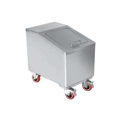 Atta Bin Stainless Steel Trolley - Application: Commercial at Best ...